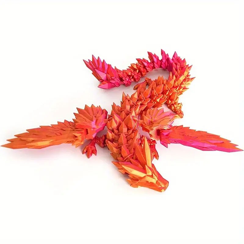 Buy 3D Printed Winged Flying Dragon Toy | Articulated 3D Printed ...
