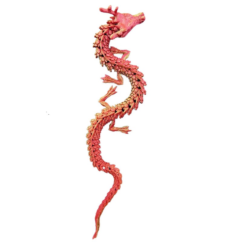 Custom 3D Printed Flexible Dragon - Movable Chinese Dragon Prototyping ...